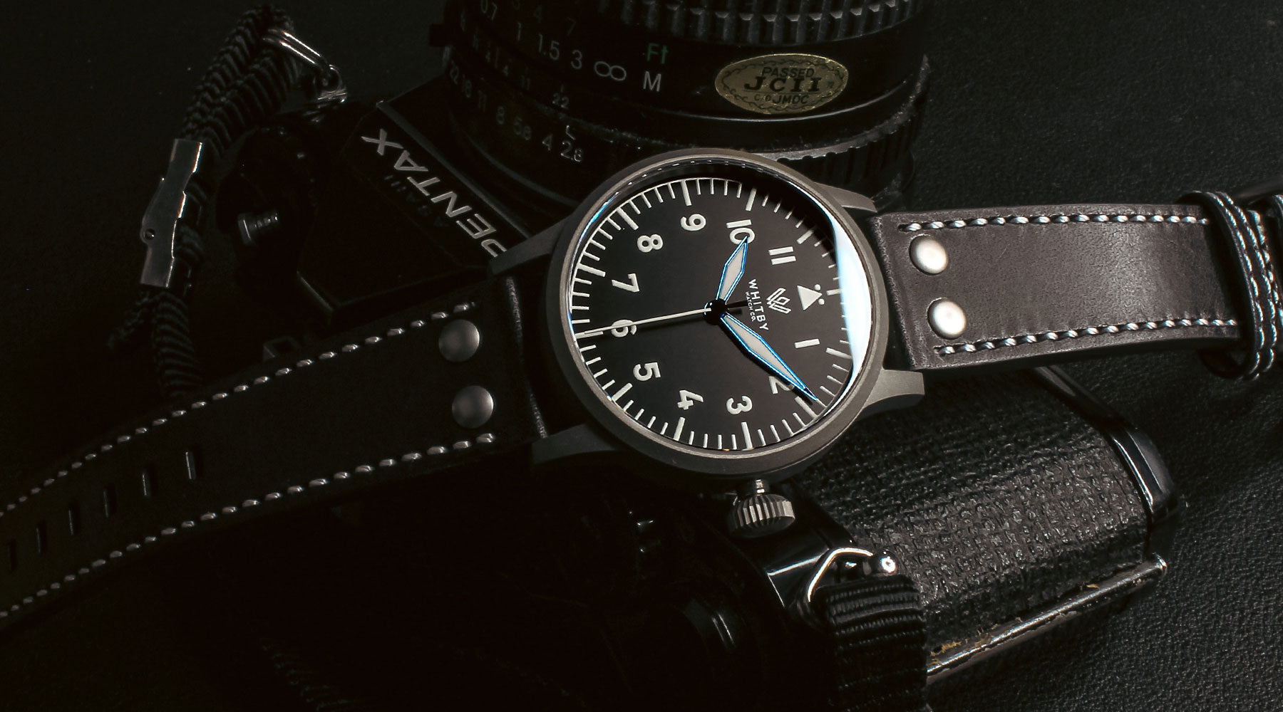 Arrow - 43mm Type A GREY - Whitby Watch Co