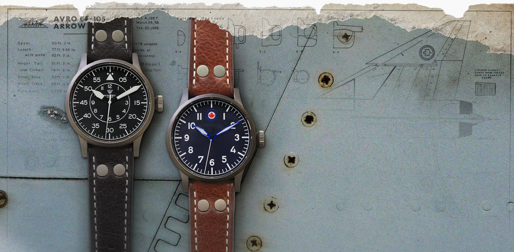 Avro Pilot - GREY - Whitby Watch Co